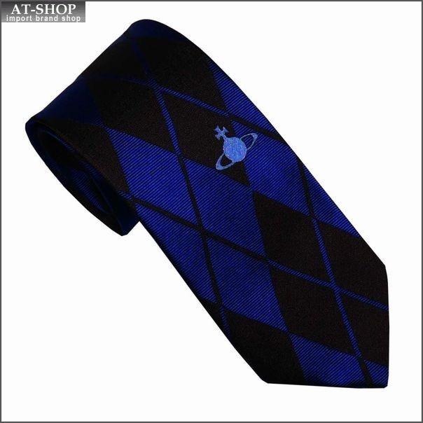 Vivienne Westwood ヴィヴィアン・ウェストウッド ネクタイ 8.5cm チェック柄 10619-K201-BLUE-LIGHT ...