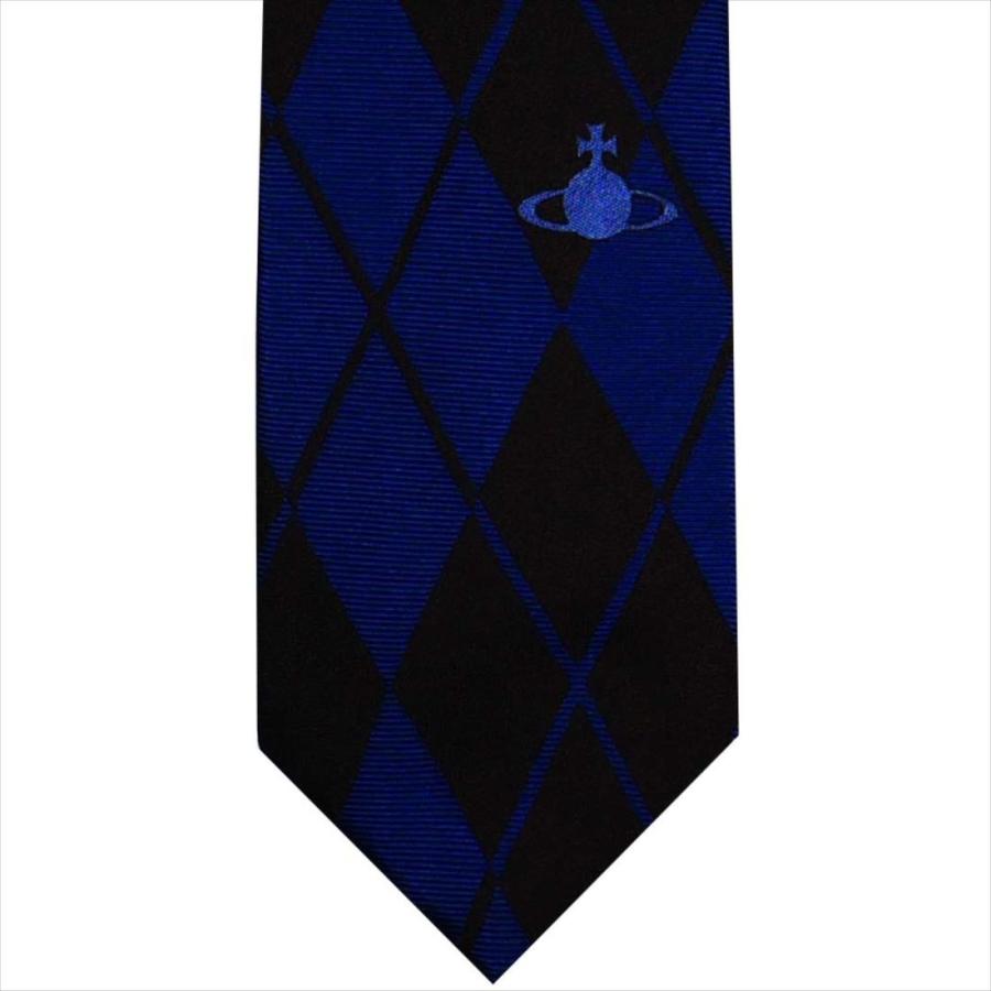 Vivienne Westwood ヴィヴィアン・ウェストウッド ネクタイ 8.5cm チェック柄 10619-K201-BLUE-LIGHT ...