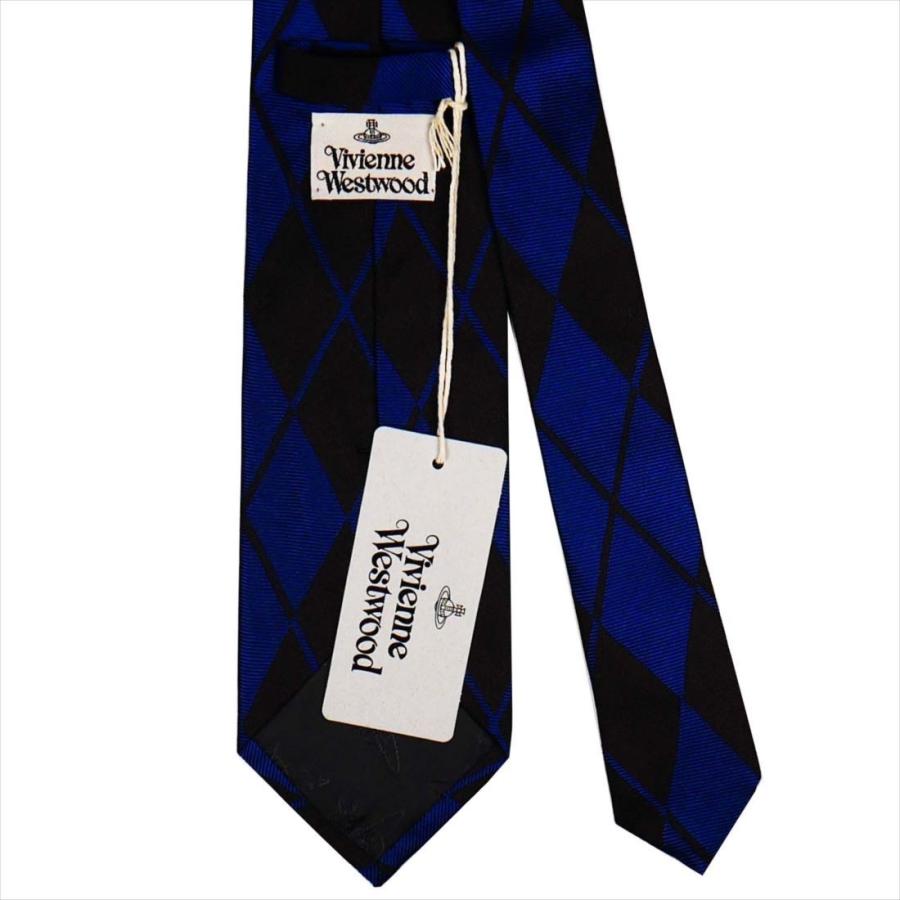 Vivienne Westwood ヴィヴィアン・ウェストウッド ネクタイ 8.5cm チェック柄 10619-K201-BLUE-LIGHT ...