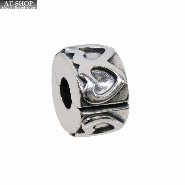 パンドラ チャーム PANDORA Band of Hearts Clip スターリングシルバー925 ブレスレットチャーム レディース ...