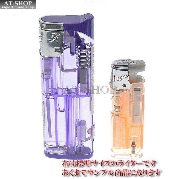 使い捨てライター ジャンボターボライター LEDライト付き CR対応 ライター ad-50700100 アドミラル産業 おもしろライター 1個 ...