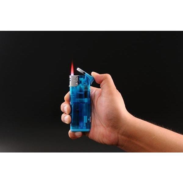 使い捨てライター ジャンボターボライター LEDライト付き CR対応 ライター ad-50700100 アドミラル産業 おもしろライター 1個 ...