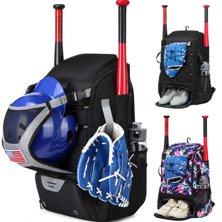 野球バッグ 43L ベースボール リュック 大人 大容量 リュックサック デイパック バット収納 野球 バックパック ソフトボールバッグ 部 : seam - 通販 - Yahoo!ショッピング