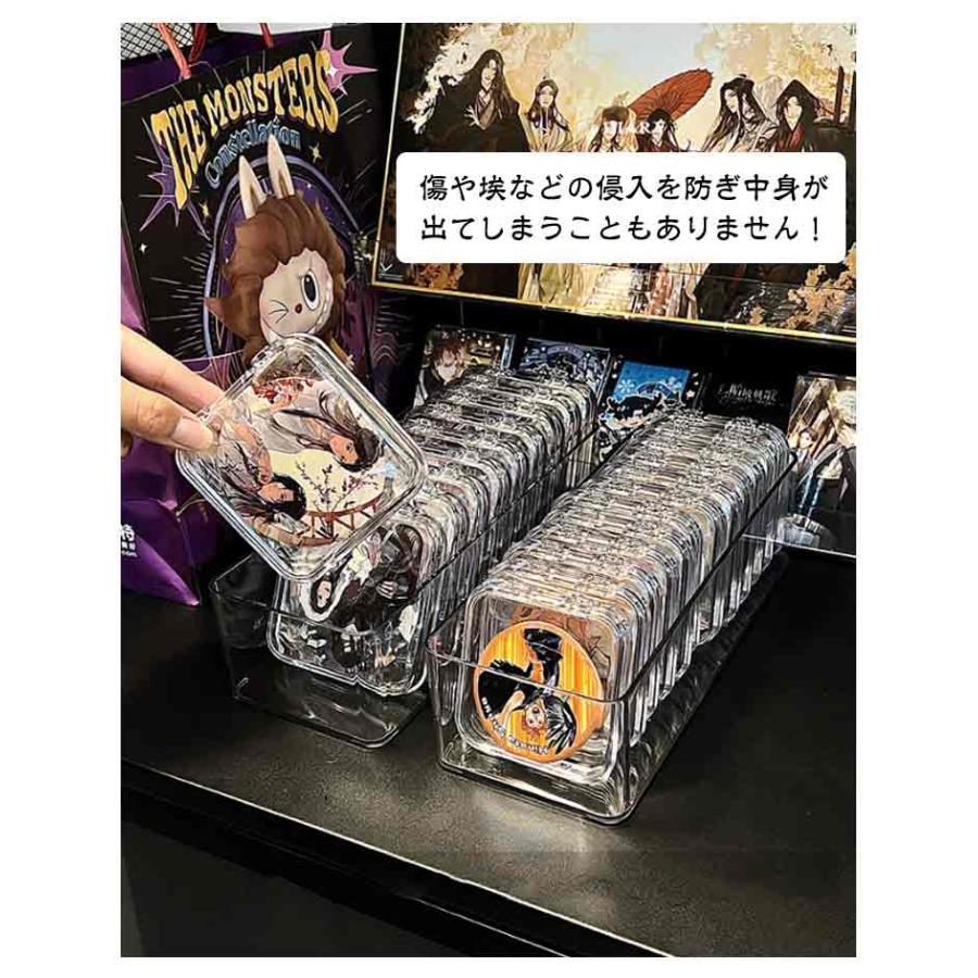 缶バッジケース 12個入り 収納ボックス付き セット 推し入れ 缶バッジケース 12個入り 収納ボックス付き セット 推し入れ