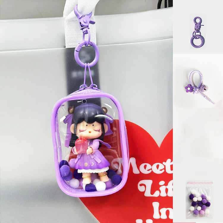 ケース ぬいぐるみ 透明 ポーチ 見せる バッグ クリアポーチ 痛バ 痛