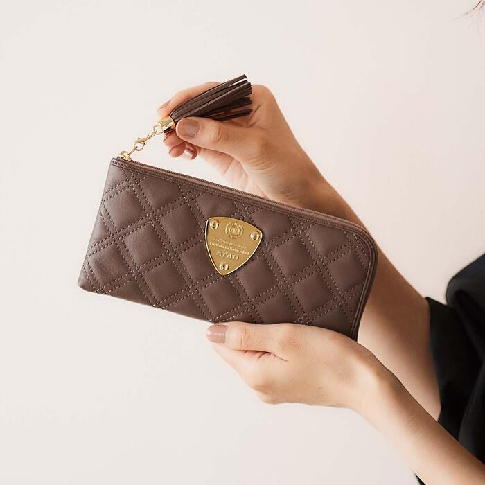 ATAO ATAO公式 limo(リモ)ラフダイヤモンド キルティング 軽い 柔らかい 牛革 薄マチ キャッシュレス対応 春財布 秋財布 日本製 長財布 : アタオYahoo!店 - 通販 ...