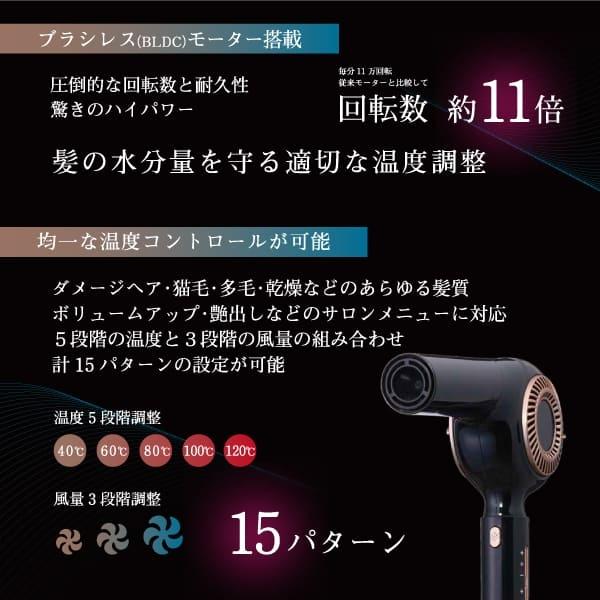 AIVIL（アイビル） ブラシレスモーター ドライヤー ホワイト