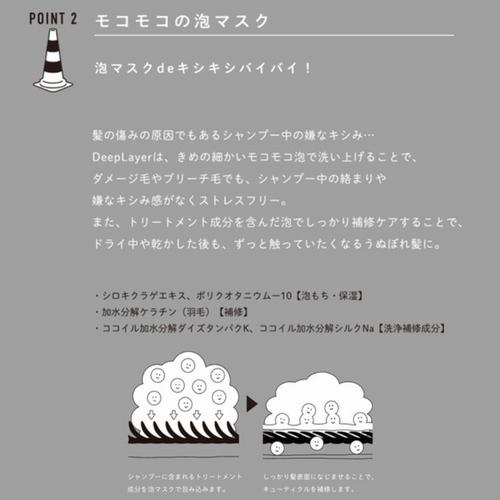 Deep Layer ディープレイヤー シャンプー ExG 80mL + トリートメント 60g セット : あっと美人 - 通販 ...