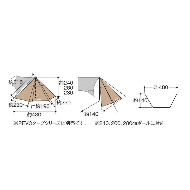 UNIFLAME ユニフレーム REVOフラップII TC TAN : アット防災 - 通販 - Yahoo!ショッピング