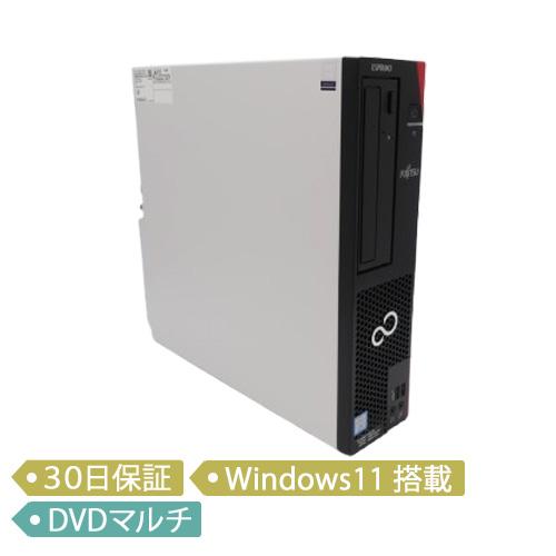【中古】富士通 ESPRIMO D588/BX/Core i3-9100 3.60GHz/メモリ 8GB/SSD 256GB/DVD SuperMulti/Windows 11 Pro ...