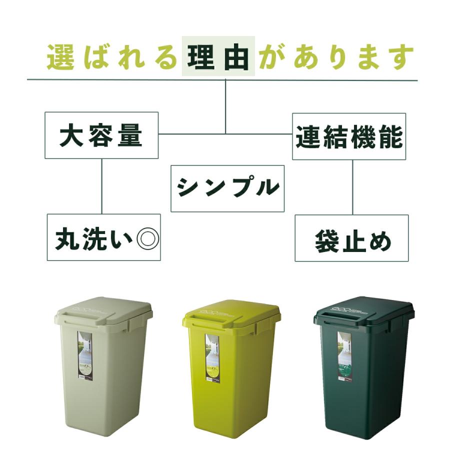 ゴミ箱 45リットル 分別 スリム ごみ箱 ダストボックス 蓋付きゴミ箱 分別ゴミ箱 蓋付き キッチン キッチンゴミ箱 ごみ 縦型 45l コンテナスタイル CS3-45J 爆買 : 便利な ...