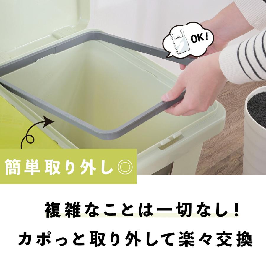 ゴミ箱 45リットル 分別 スリム ごみ箱 ダストボックス 蓋付きゴミ箱 分別ゴミ箱 蓋付き キッチン キッチンゴミ箱 ごみ 縦型 45l コンテナスタイル CS3-45J 爆買 : 便利な ...