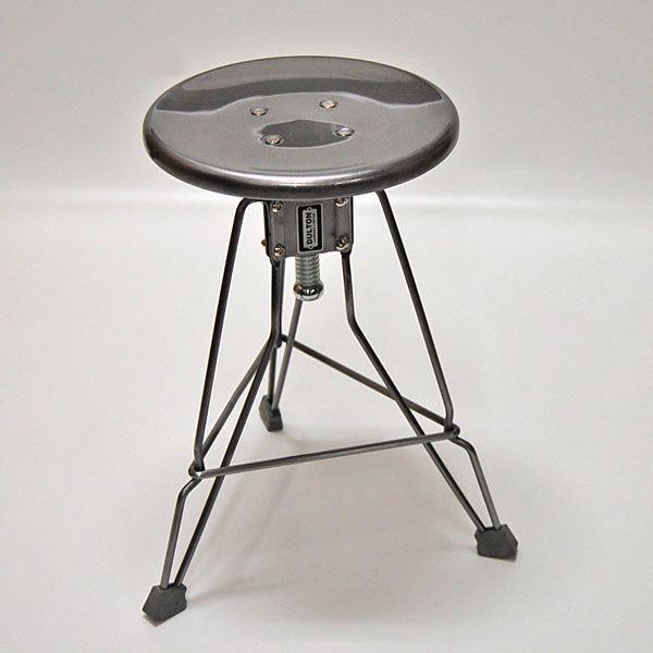 スツール ダルトン STOOL Clipper II 100-253 高さ調節機能付 ローフィニッシュ アメリカンヴィンテージ調 :DL-100-253RW:アットイーズ - 通販 ...