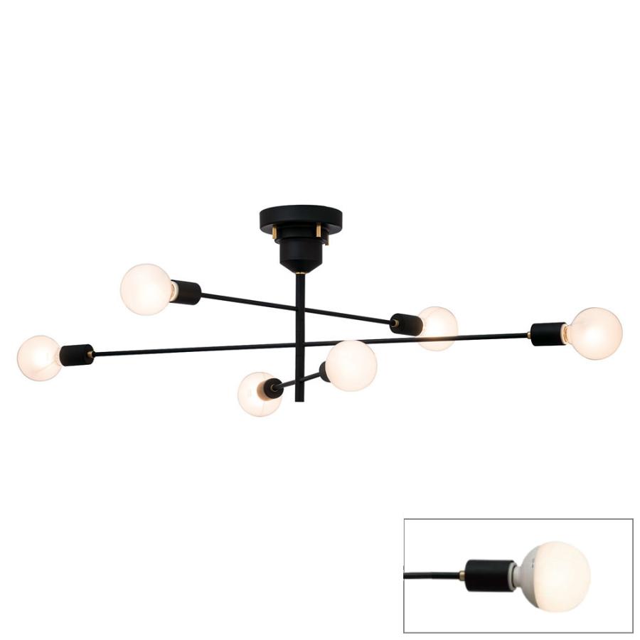 INTERFORM 天井照明 シーリングライト Astre LED電球付タイプ 可動アーム 壁スイッチタイプ インダストリアル モダン シンプル LED電球対応 : アットイーズ - 通販 ...