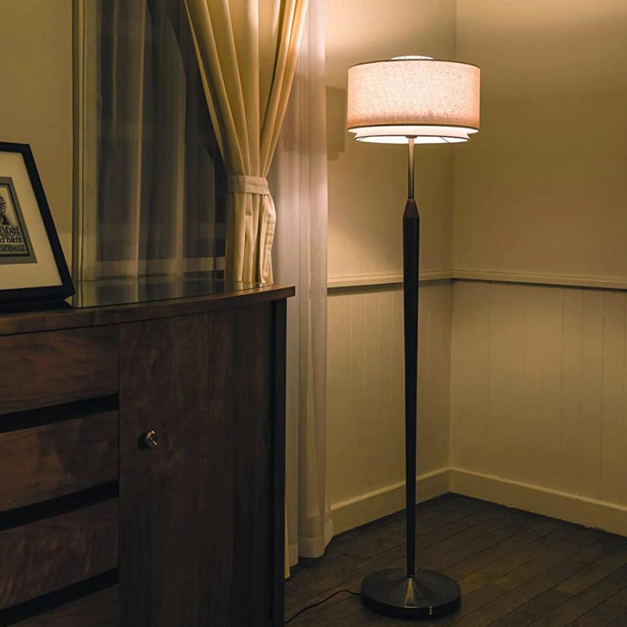 INTERFORM フロアライト スタンドライト フロアスタンド Svante LED電球付タイプ 間接照明 シンプル モダン レトロ ミッドセンチュリー LED電球対応 : アットイーズ ...