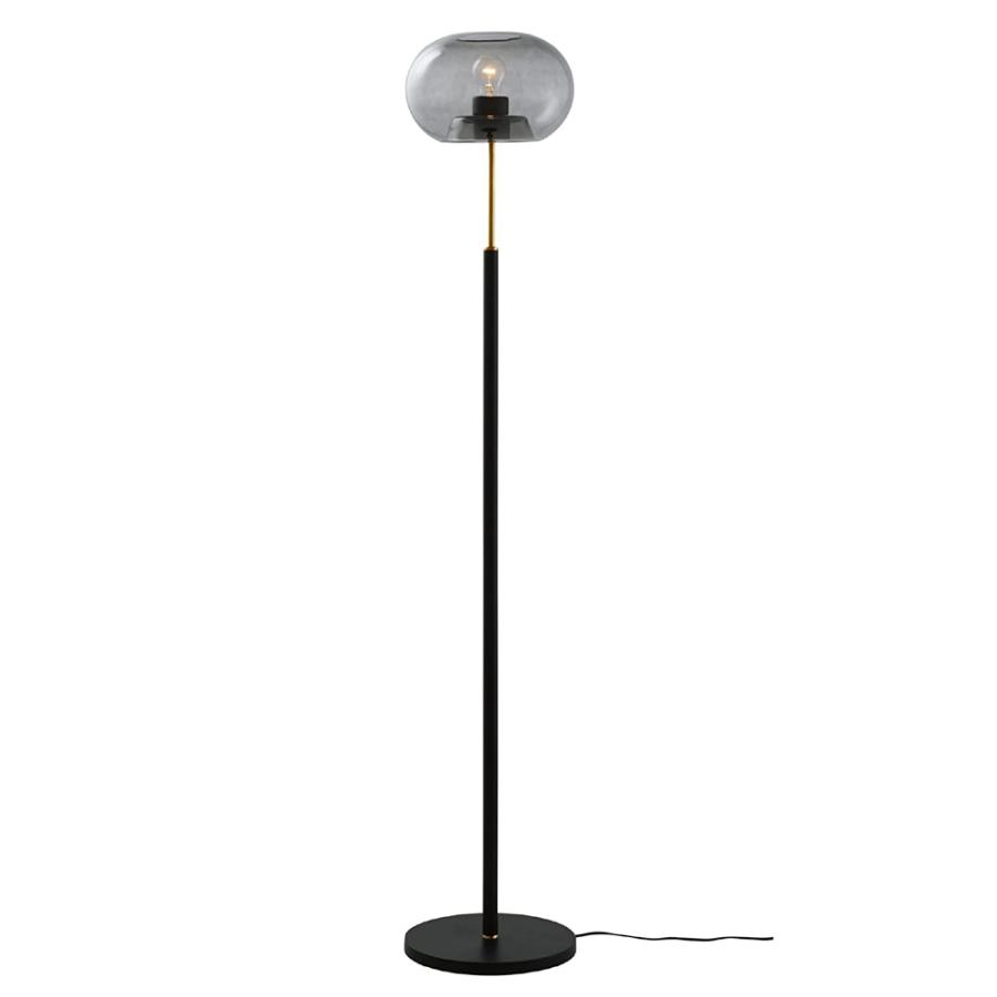 INTERFORM フロアライト スタンドライト フロアスタンド Melander 電球無しタイプ 間接照明 シンプル モダン レトロ ヴィンテージ調 LED電球対応 : アットイーズ ...