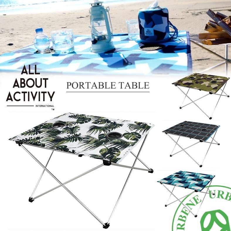 TOYMOCK All About Activity ポータブル テーブル 組み立てアウトドアテーブル tzz-7 ビーチテーブル 折りたたみ ...