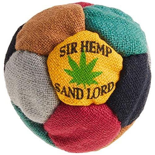 World Footbag Sir Hemp Hacky Sack フットバッグ、ブラック/グリーン/グレー/レッド/タン/イエロー ...
