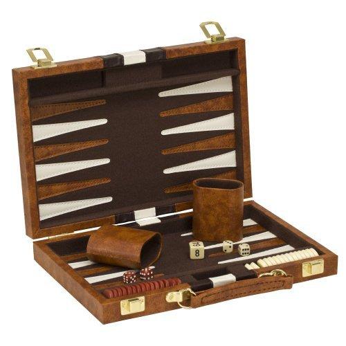 Classic Brown & White Backgammon Set by CHH Quality Product Inc [Toy] [並行輸入 : ys0000022920106279 ...