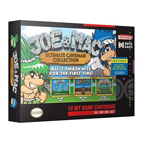 Retro-Bit Joe & Mac: Ultimate Caveman Collection SNES Cartridge - Super ...