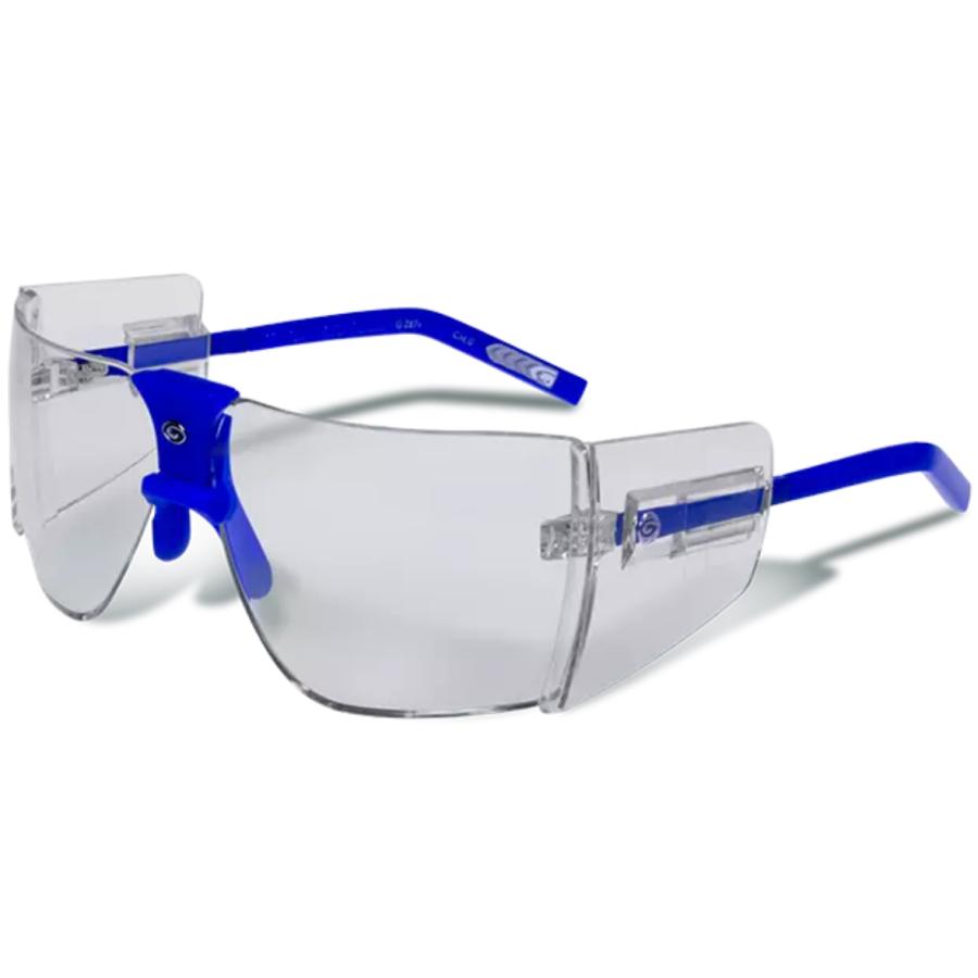 Gargoyles Performance Eyewear Men's 85's Shield Sunglasses, Blue Frame ...