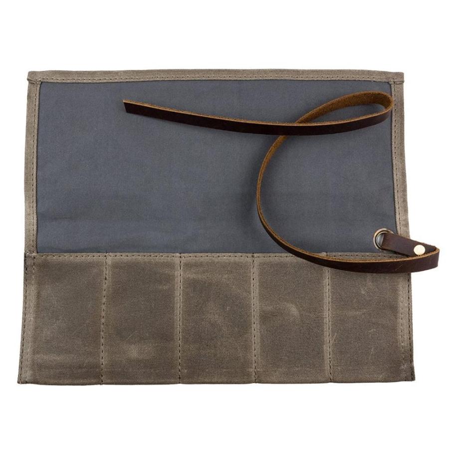 Barton Watch Roll - Waxed Canvas Watch Travel Case & Watch Band Storage ...