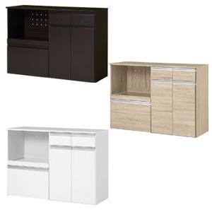 炊飯器ラック 大容量 [キッチンカウンター 収納庫タイプ コンセント付き 幅118 VKC-7156] ／同梱不可・代引き不可 : アテーネYahoo!店 - 通販 - Yahoo!ショッピング