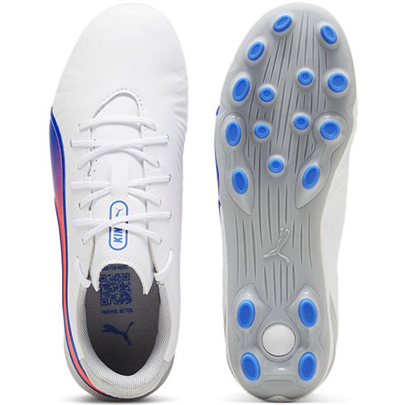 PUMA プーマ キング マッチ ジュニア HG/AG+MID JR 108049-02 子供 サッカー スパイク キッズ シューズ ...