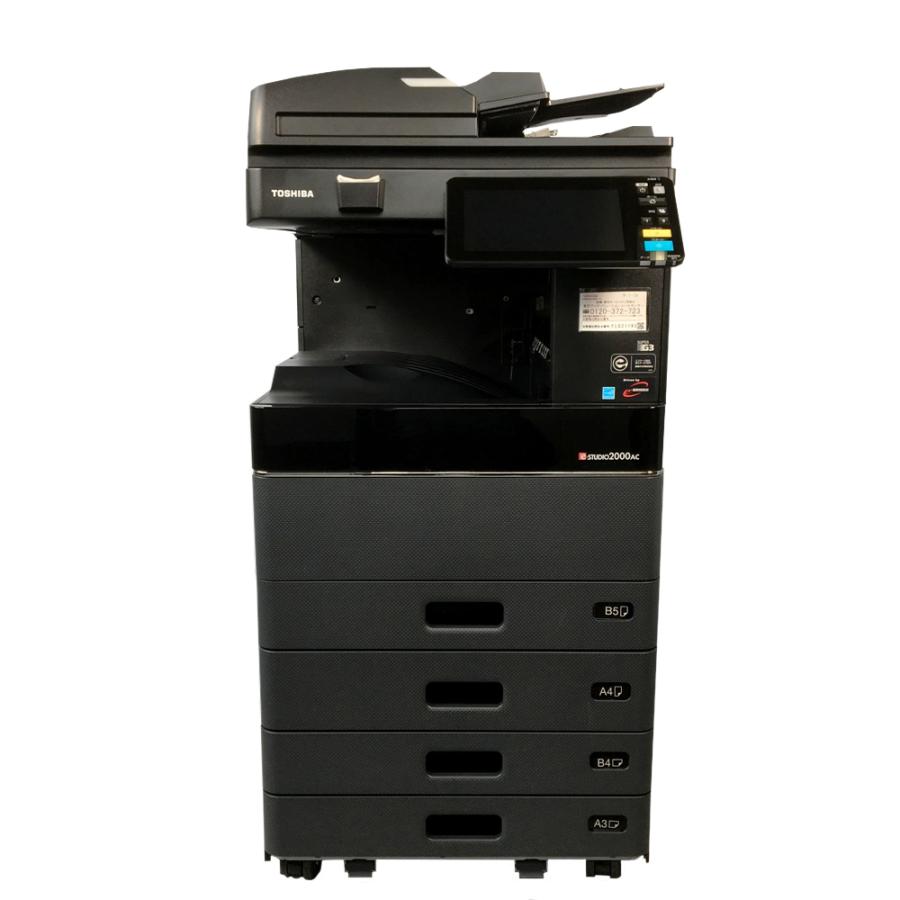 TOSHIBA 東芝TEC e-STUDIO 2000AC A3カラー複合機 純正廃トナーボックス付 カウンタ5524枚 カラー コピー機 ...