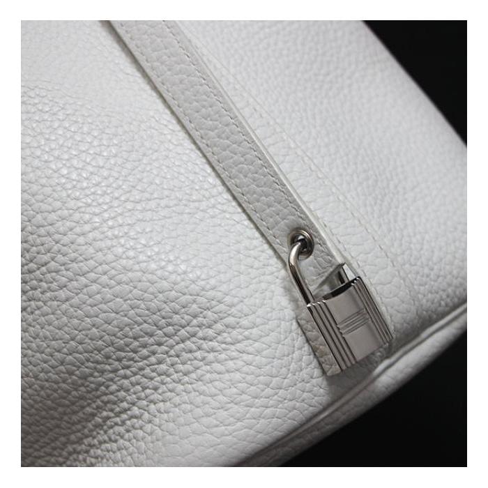 HERMES（エルメス） 【広尾店】エルメス ピコタンロックMM 白 ホワイト A刻印 SV金具 ハンドバッグ : atlantis - 通販 - Yahoo!ショッピング