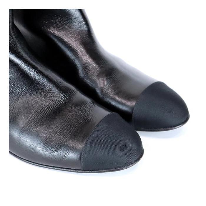【広尾店】美品 シャネル CHANEL ロングブーツ カーフスキン size38 1/2C : 012998 : atlantis - 通販 ...
