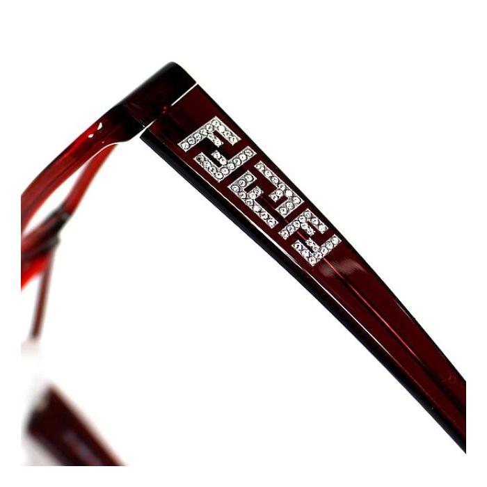 FENDI 新品 フェンディ メガネ 伊達 眼鏡 フレーム ラインストーン F664R 赤系 : atlantis - 通販 - Yahoo ...