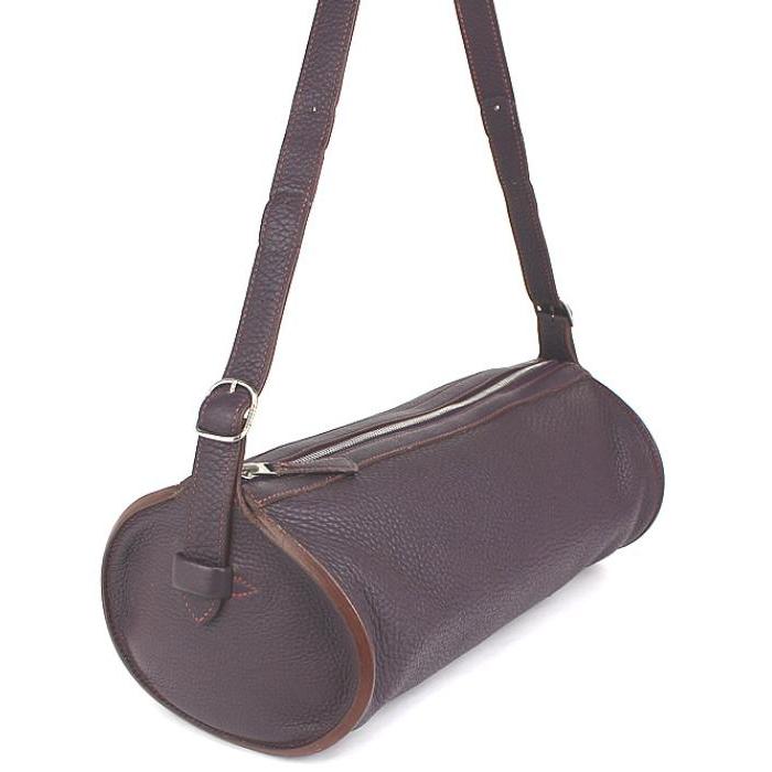 HERMES エルメス ドレミ 筒形 ショルダーバッグ トリヨン 紫 □F HERMES エルメス ドレミ 筒形 ショルダーバッグ トリヨン 紫 □F