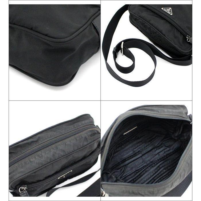 PRADA プラダ 斜め掛け ミニ ショルダー バッグ ナイロン 黒 外ファスナーポケット BT0167 : atlantis - 通販 - Yahoo!ショッピング