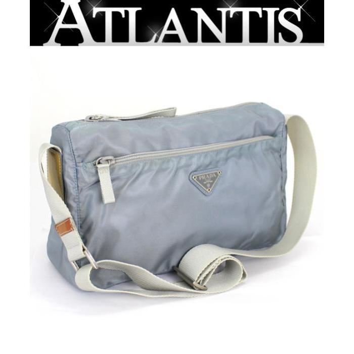 PRADA プラダ ショルダーバッグ ライトブルー ナイロン B10140 : atlantis - 通販 - Yahoo!ショッピング