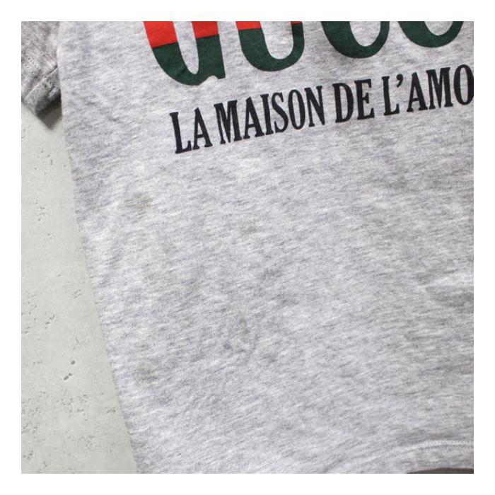 GUCCI SALE グッチ LA MAISON ロゴ キッズ Tシャツ グレー size 36m : atlantis - 通販 - Yahoo!ショッピング