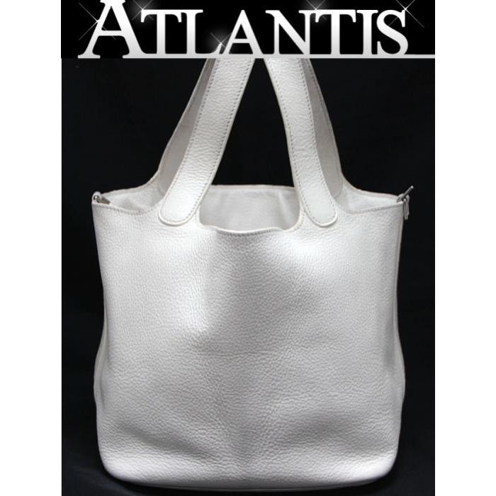 HERMES エルメス ピコタンMM トリヨンクレマンス 白 ハンドバッグ L刻印 : atlantis - 通販 - Yahoo!ショッピング