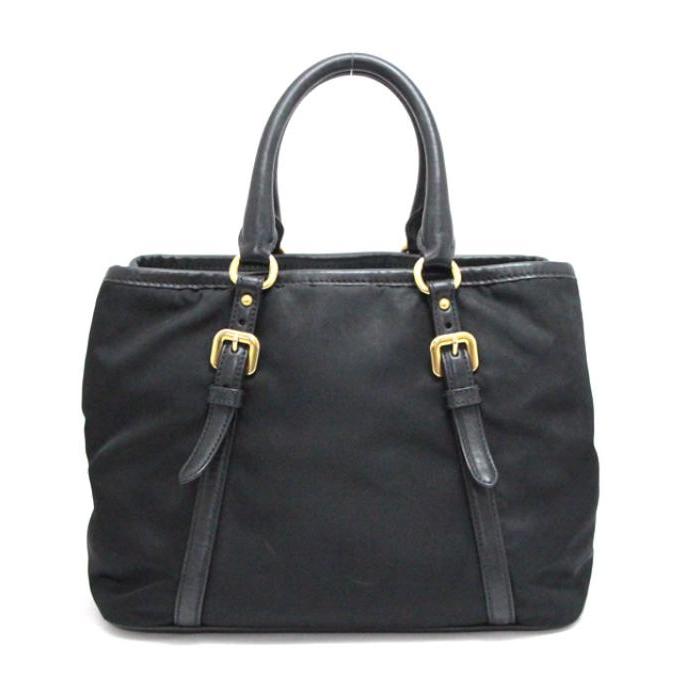 PRADA プラダ ハンドバッグ トートバッグ 2WAY ナイロン×レザー 黒 : atlantis - 通販 - Yahoo!ショッピング