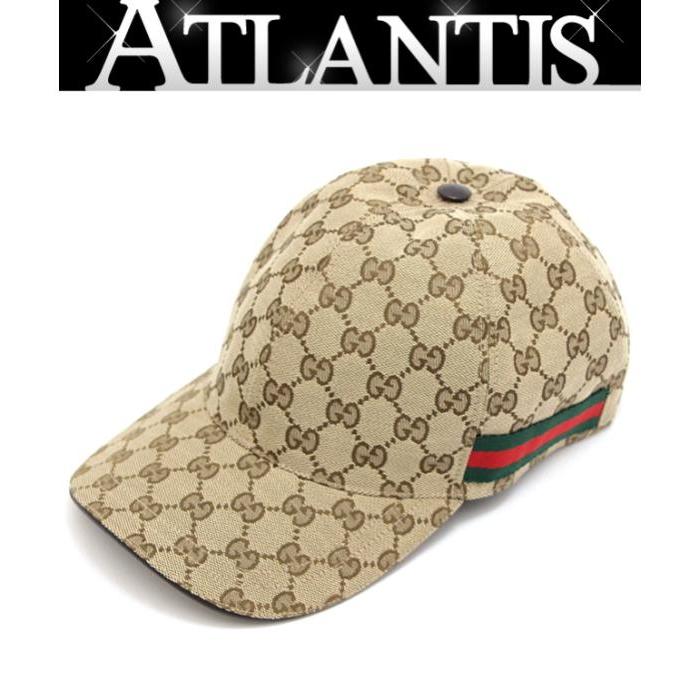 GUCCI グッチ GG柄 ベースボールキャップ シェリーライン ブラウン系 size表記M58 : atlantis - 通販 - Yahoo!ショッピング