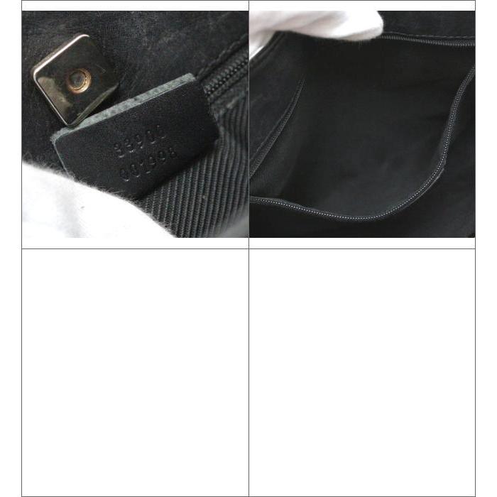 GUCCI グッチ ワンショルダー トートバッグ GG柄 キャンパス×レザー 黒 33900 : atlantis - 通販 - Yahoo!ショッピング