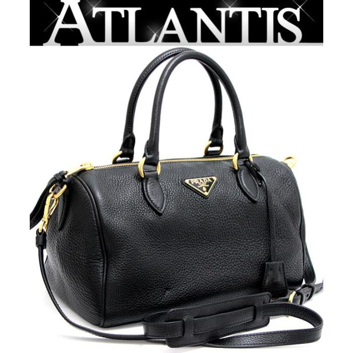 PRADA 美品 プラダ ミニ ボストン 2WAYバッグ 1BB797 レザー 黒 : atlantis - 通販 - Yahoo!ショッピング