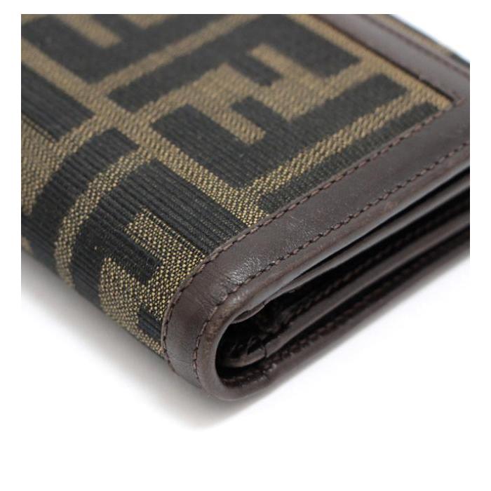 FENDI フェンディ L字ファスナー 二つ折り 財布 ズッカ柄 レザー×キャンバス : atlantis - 通販 - Yahoo!ショッピング