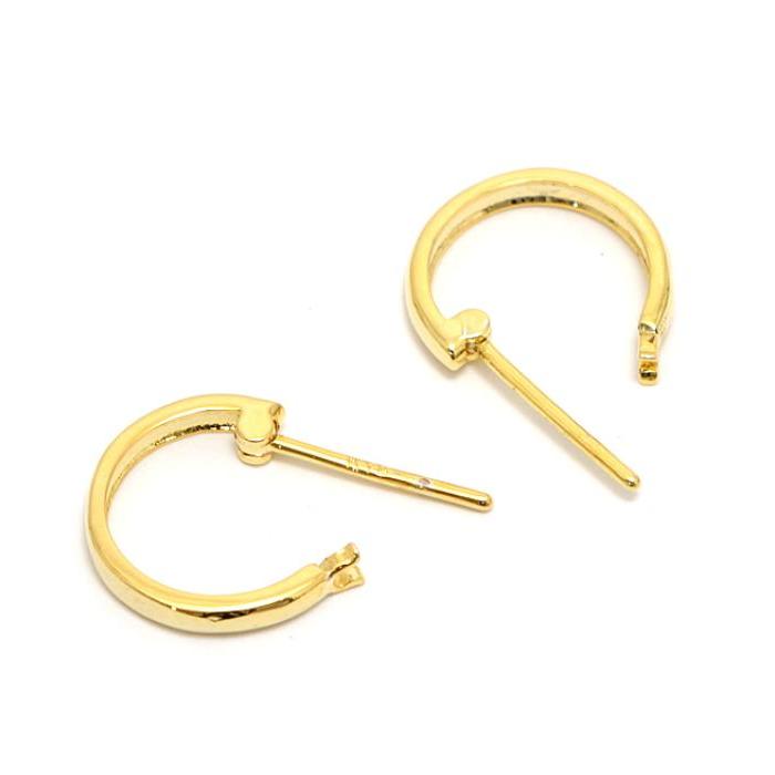 ather brand 地金 フープピアス K18 1.0g : atlantis - 通販 - Yahoo!ショッピング