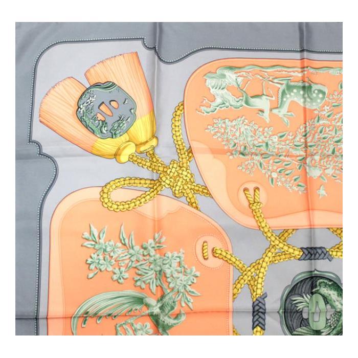 美品 エルメス HERMES カレ90 TSUBAS 鍔 つば ドラゴン シルク100% :062964:atlantis - 通販 - Yahoo!ショッピング