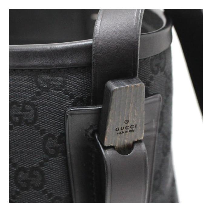GUCCI グッチ GG柄 バケツ型 セミショルダーバッグ キャンバス GUCCI グッチ GG柄 バケツ型 セミショルダーバッグ キャンバス