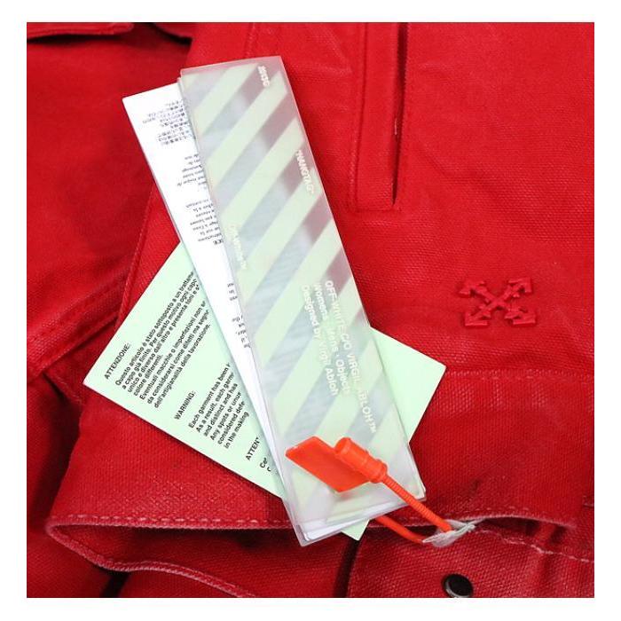 OFF-WHITE 銀座店 未使用品 オフホワイト デニム ジャケット OFF-WHITE 銀座店 未使用品 オフホワイト デニム ジャケット