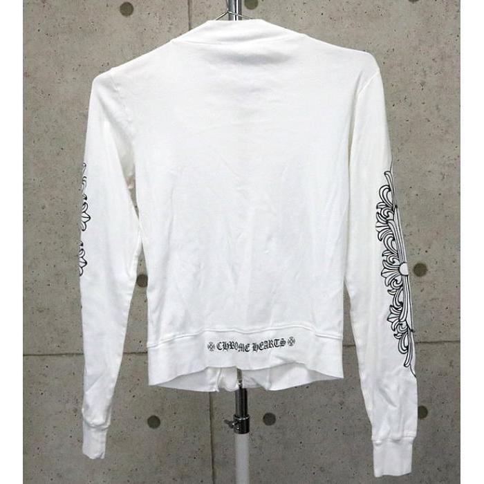 CHROME HEARTS 銀座店 SALE クロムハーツ レディース ダガージップ スウェット 長袖 白 size:S :085915:atlantis - 通販 - Yahoo!ショッピング