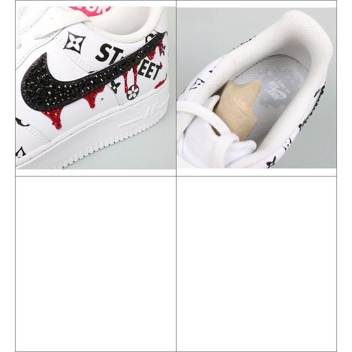 NIKE 銀座店 新品 STUREET AIR FORCE1 カスタム スニーカー 26cm NIKE 銀座店 新品 STUREET AIR FORCE1 カスタム スニーカー 26cm