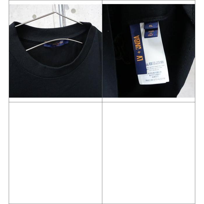 LOUIS VUITTON 銀座店 ルイヴィトン NBA マルチロゴ 21AW RM212M DT3 HLY21W Tシャツ 半袖 黒 メンズ size:XL :087371:atlantis ...
