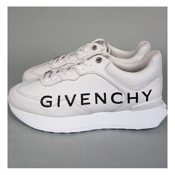 GIVENCHY 銀座店 新品 ジバンシー パンチングレザー GIV ランナー メンズ スニーカー size:42 白 : atlantis - 通販 - Yahoo!ショッピング